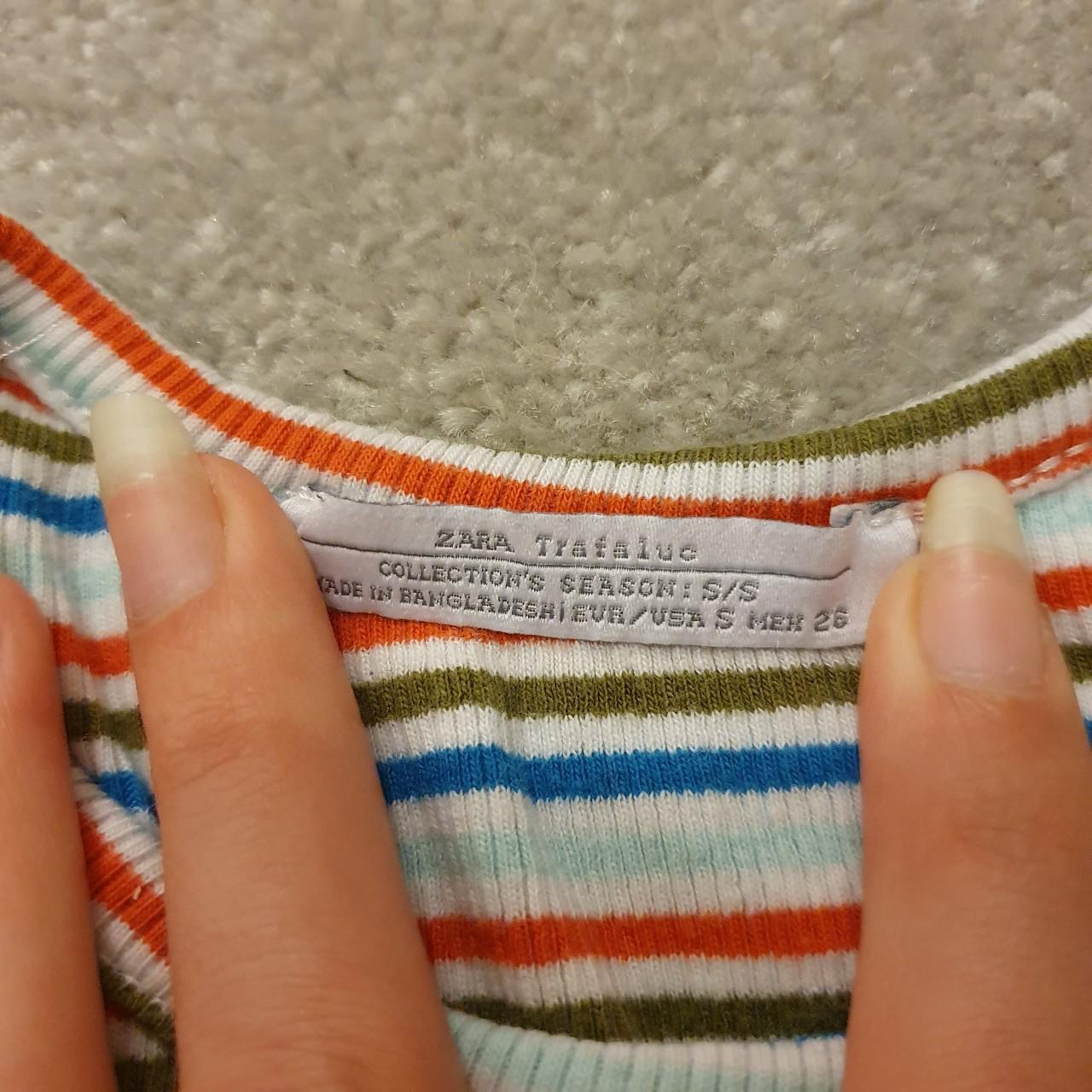 Super cute zara multi colour colourful primary... - Depop