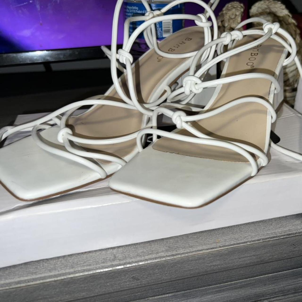 Women's White Mules | Depop