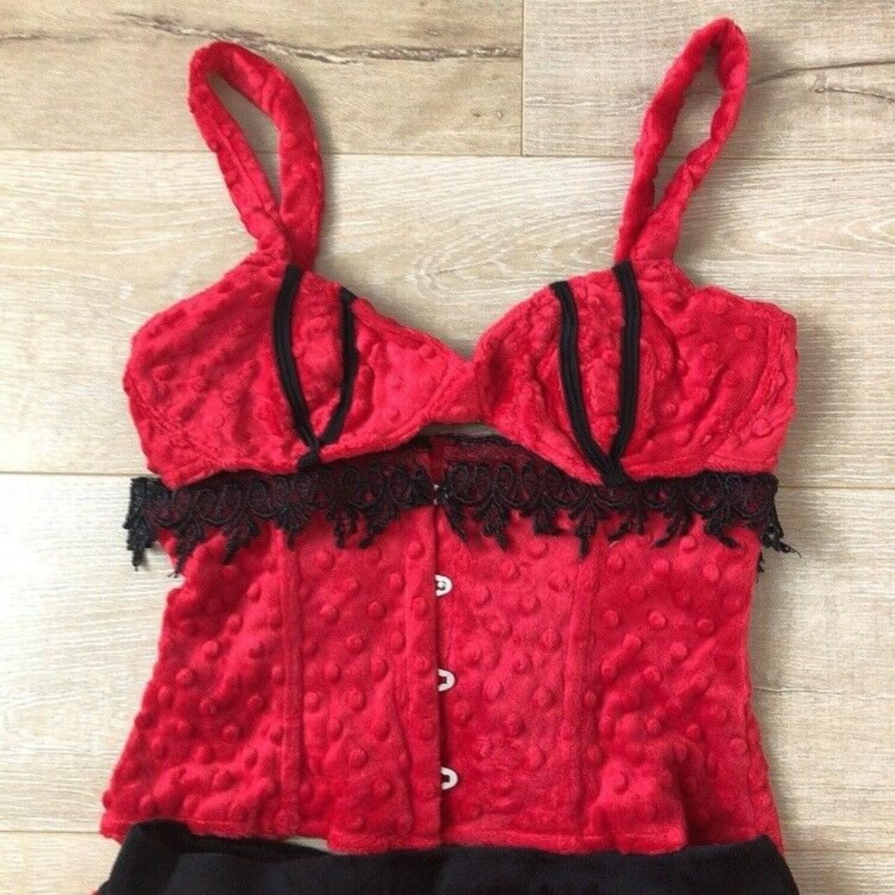NEW ROMA 4pc SEXY LADYBUG Halloween Waist Cincher... - Depop