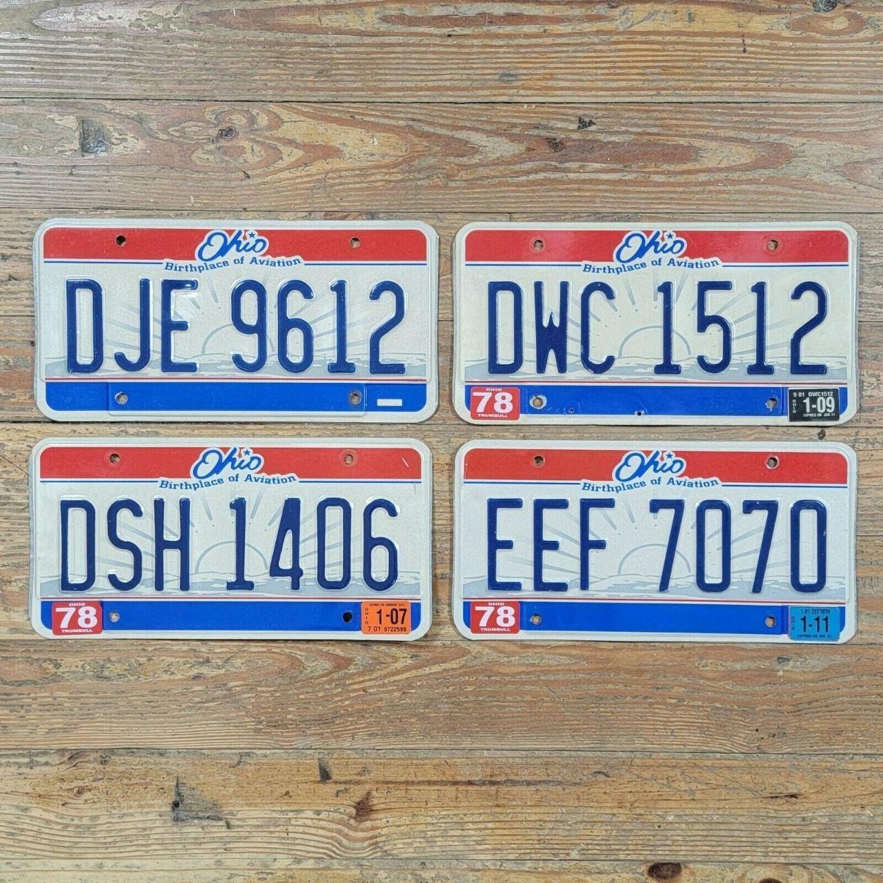 Ohio License Plates 1978 - 2011 Birthplace of... - Depop