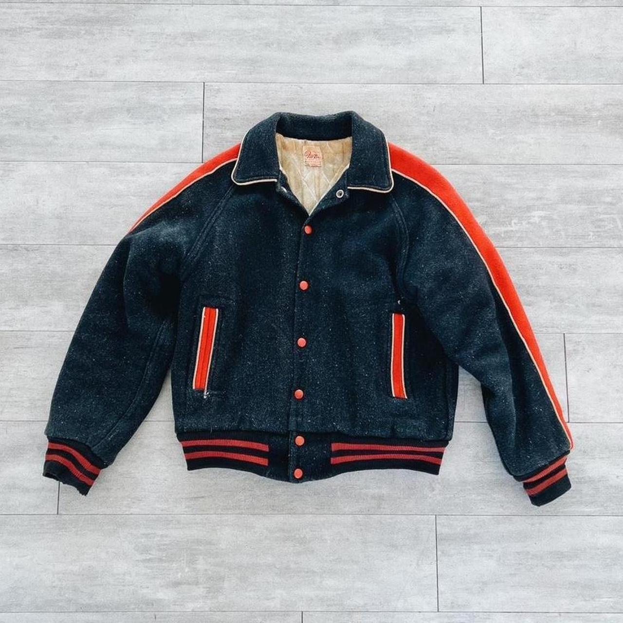 Men's Black and Red Jacket | Depop