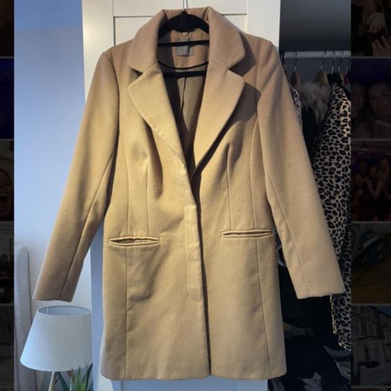 Oasis beige duffle coat Never worn #duffle #coat... - Depop