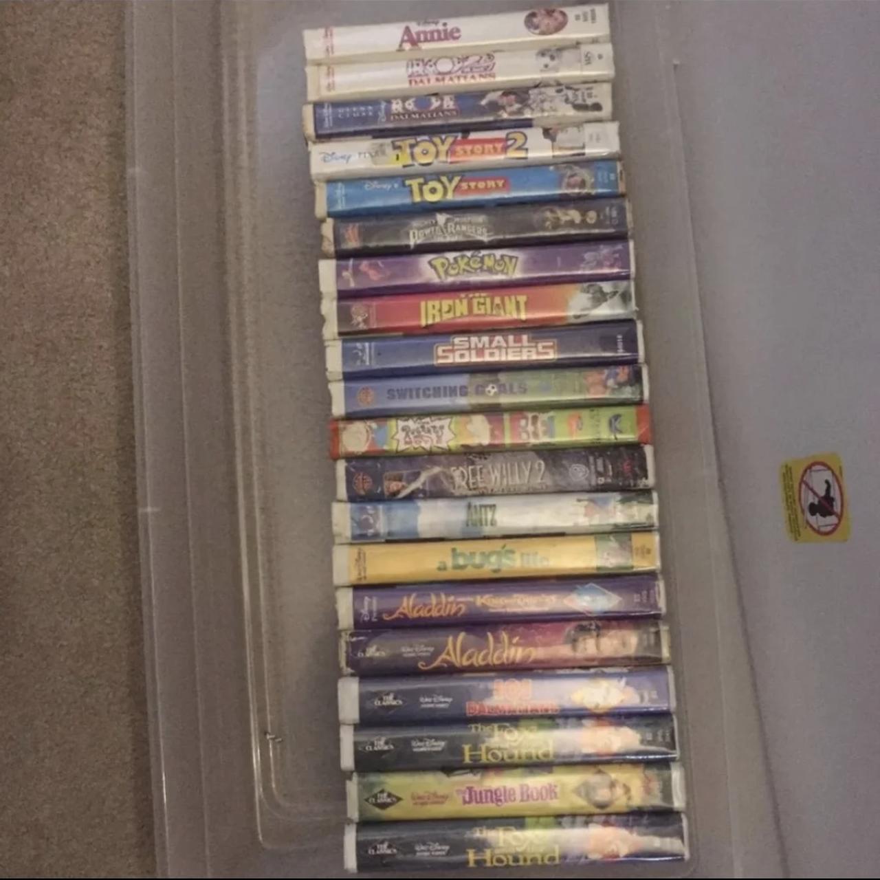 20 VHS tapes, Disney movies. Great titles. Selling... - Depop
