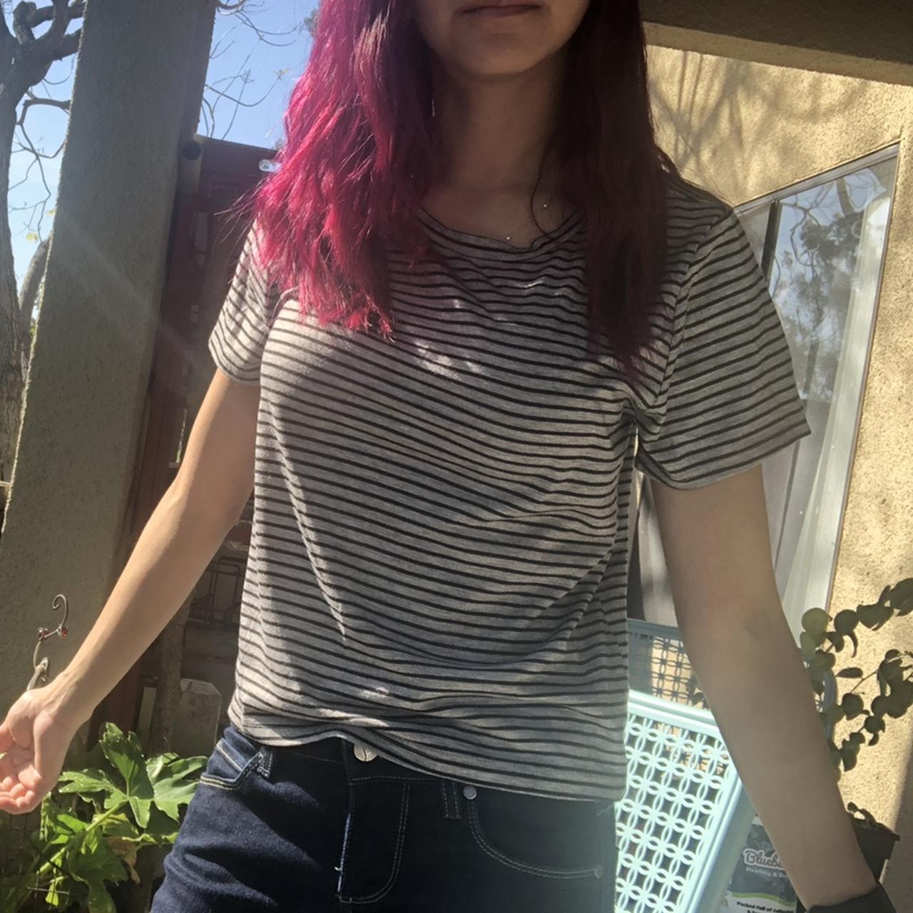 Full tilt Black & grey shirt Size:Medium Fits more... - Depop