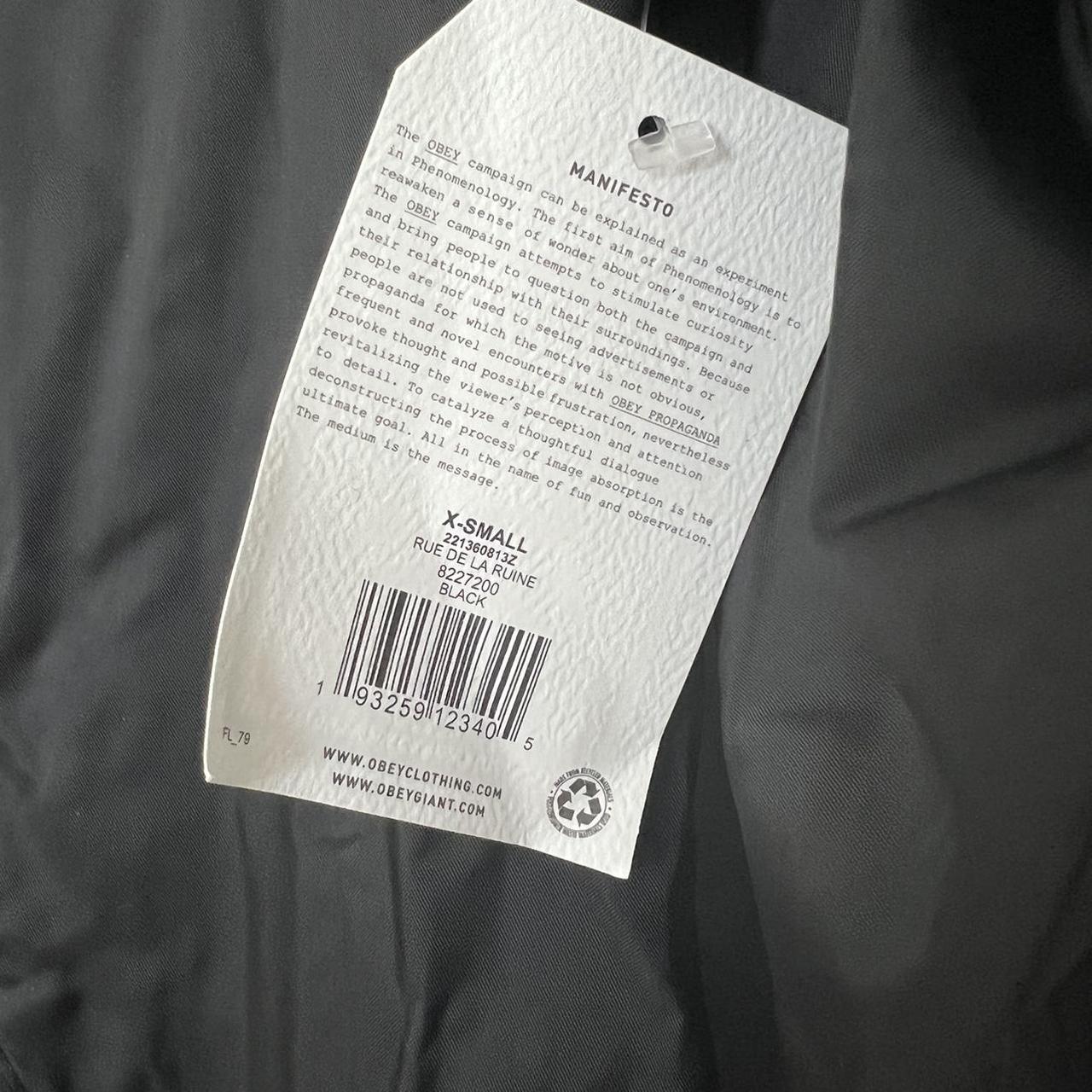 Obey Women's Black Jacket | Depop