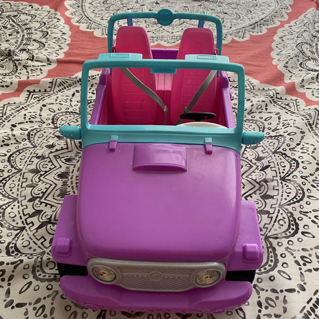 Barbie Car. EUC. Used once or twice. Mainly sat on... - Depop