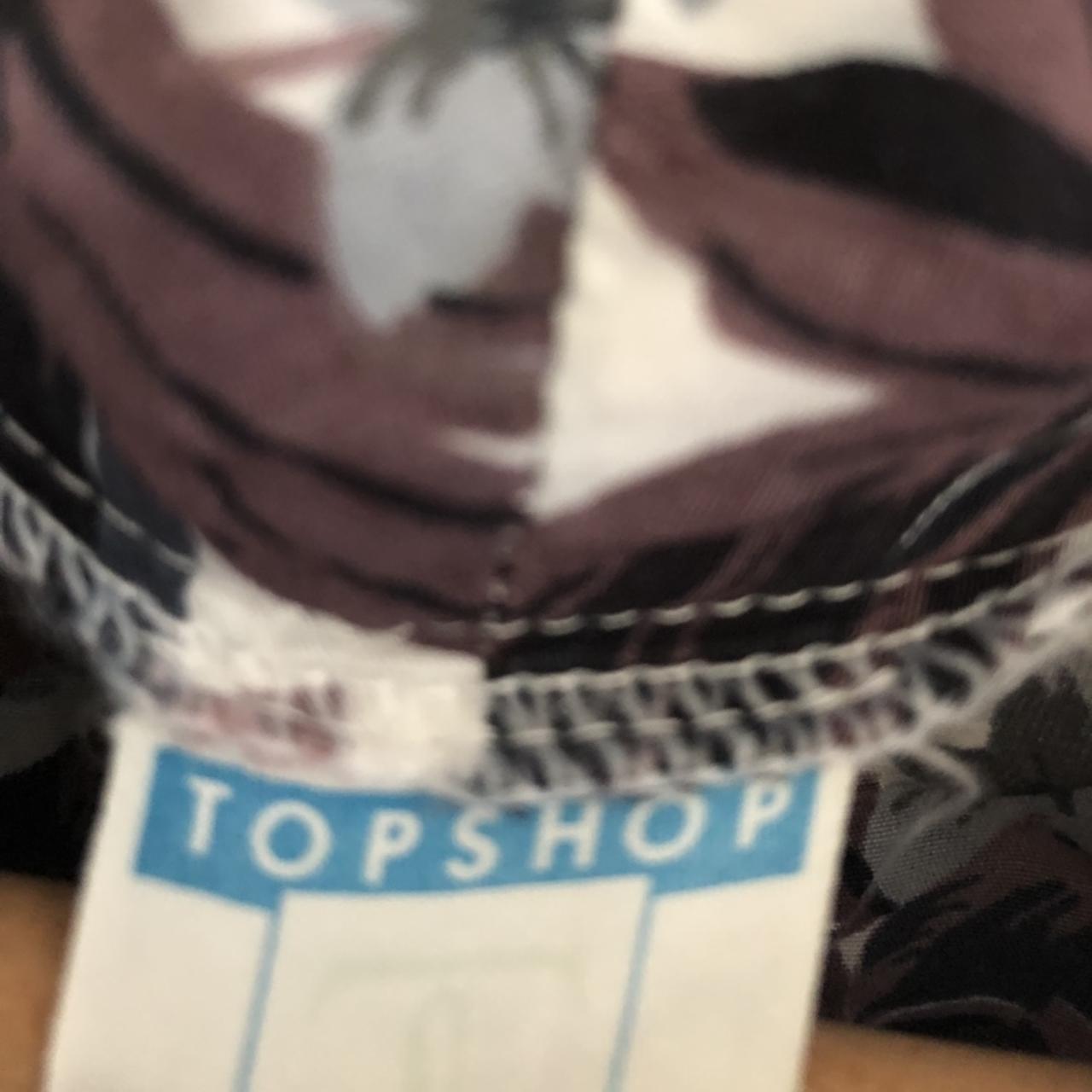Top shop 80s play suit with shoulder... - Depop