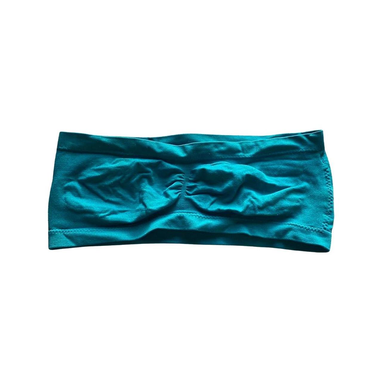 Blue Stretchy Bandeau very comfortable prices... - Depop