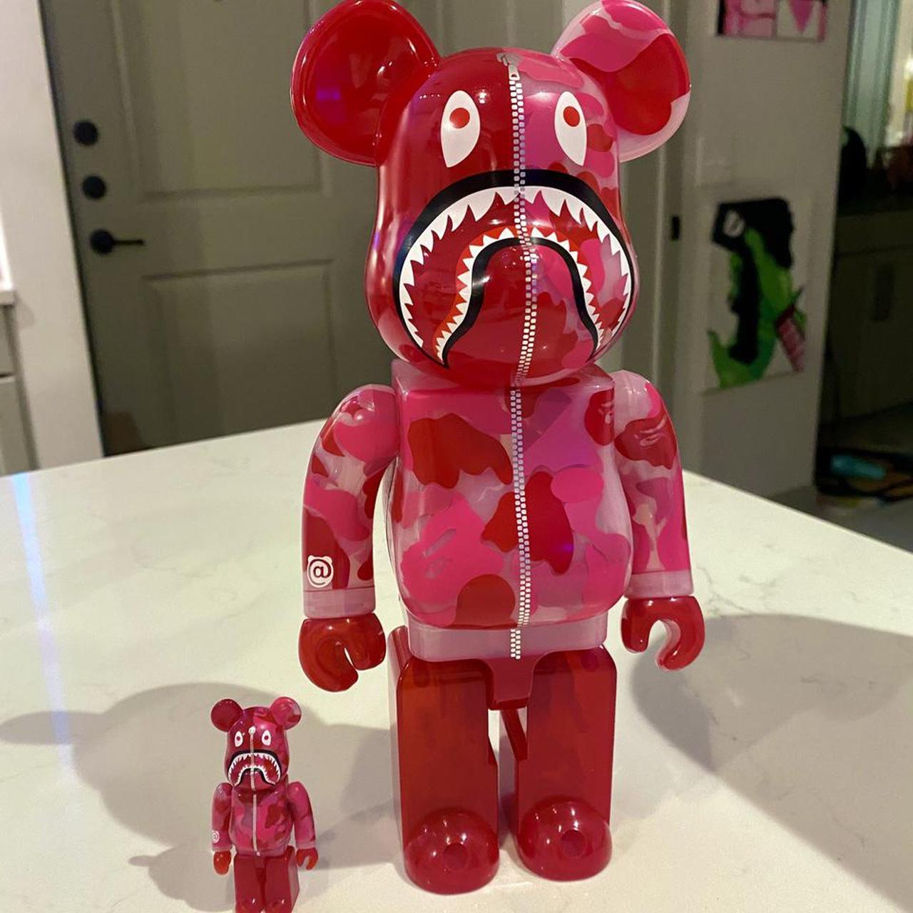 Bape 400% & 100% bearbrick, brand new, comes with... - Depop