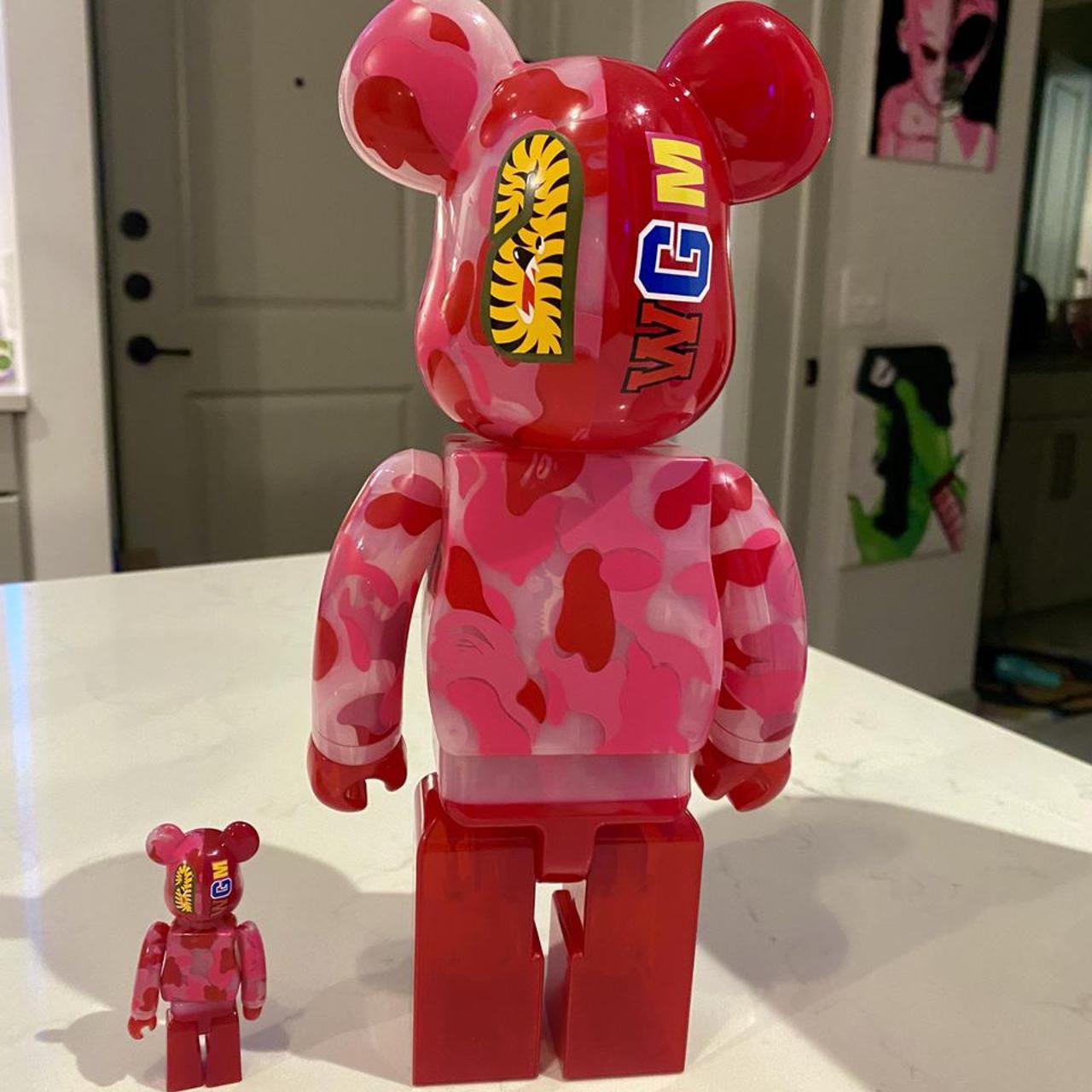 Bape 400% & 100% bearbrick, brand new, comes with... - Depop