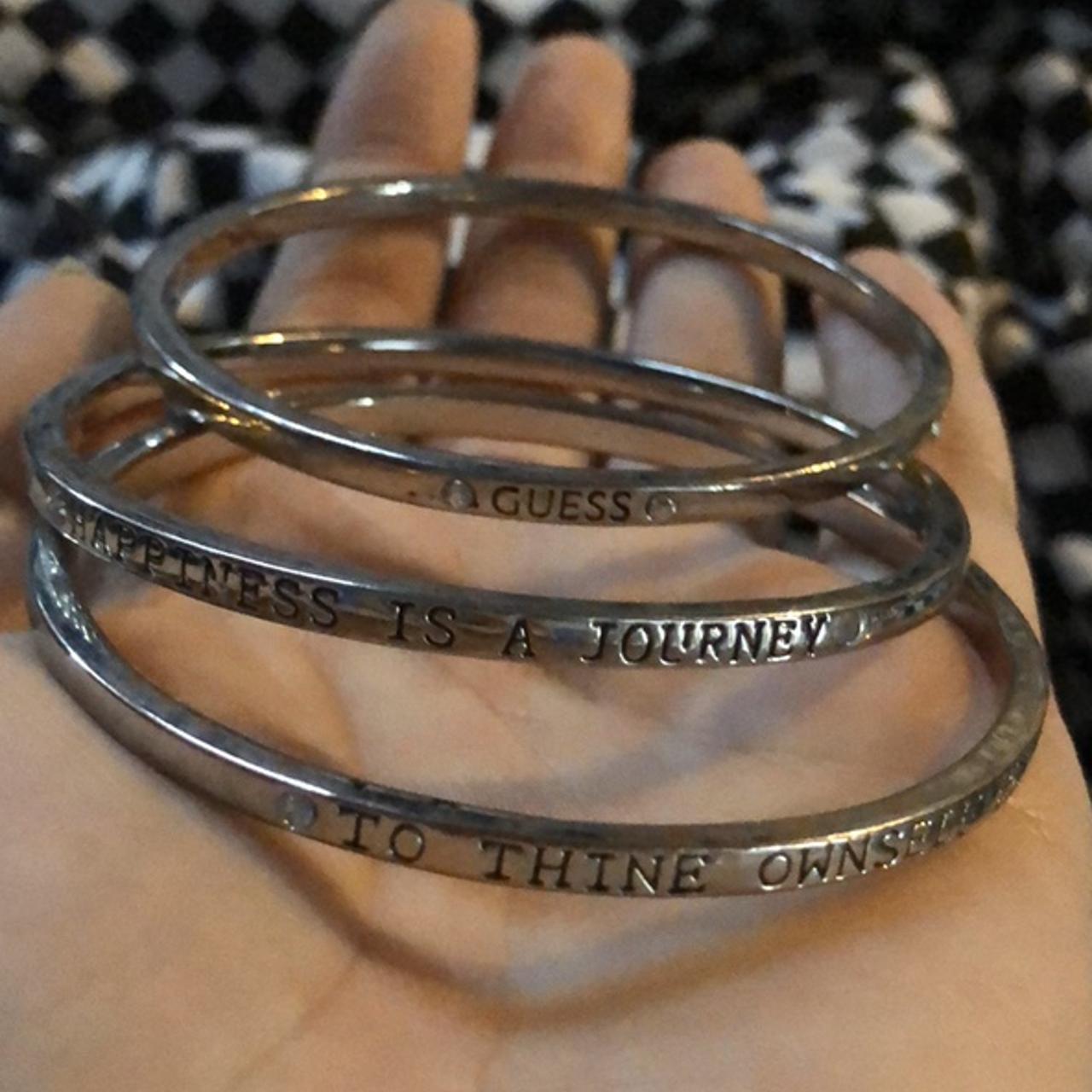 Guess bangle bracelets - Depop