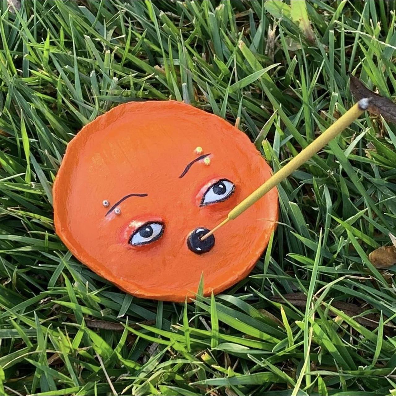 Handmade Incense Holder. Punk Clay Sculpture with... - Depop