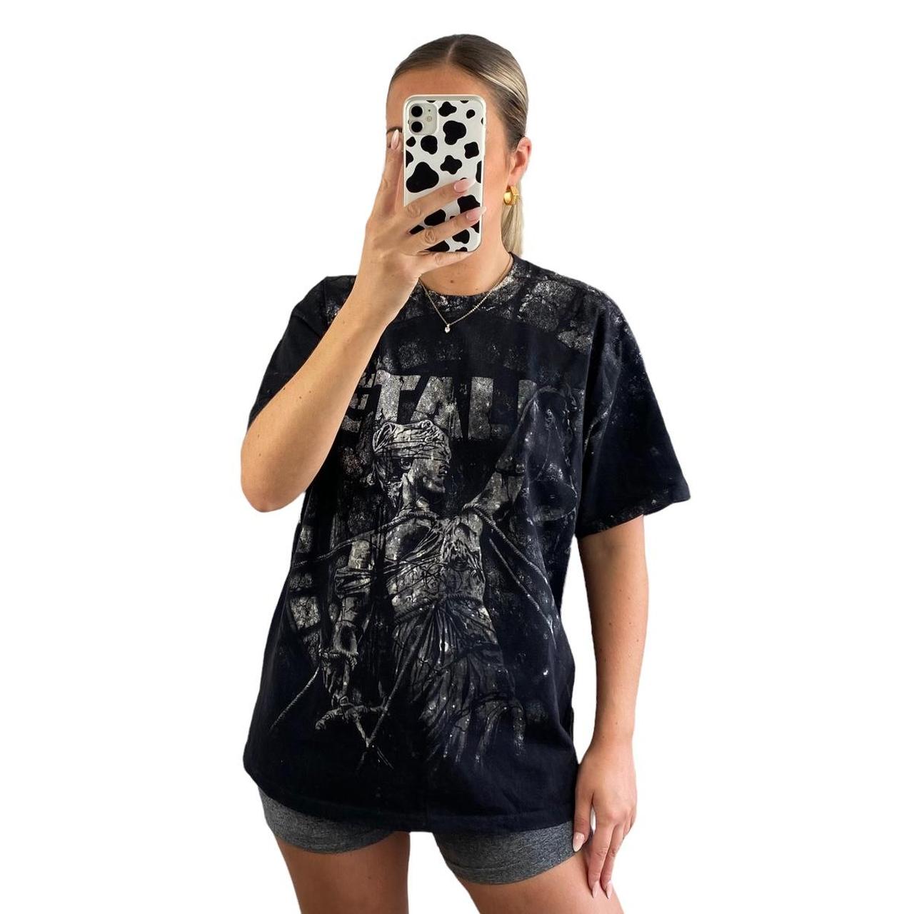 metallica official merchandise all over print... - Depop