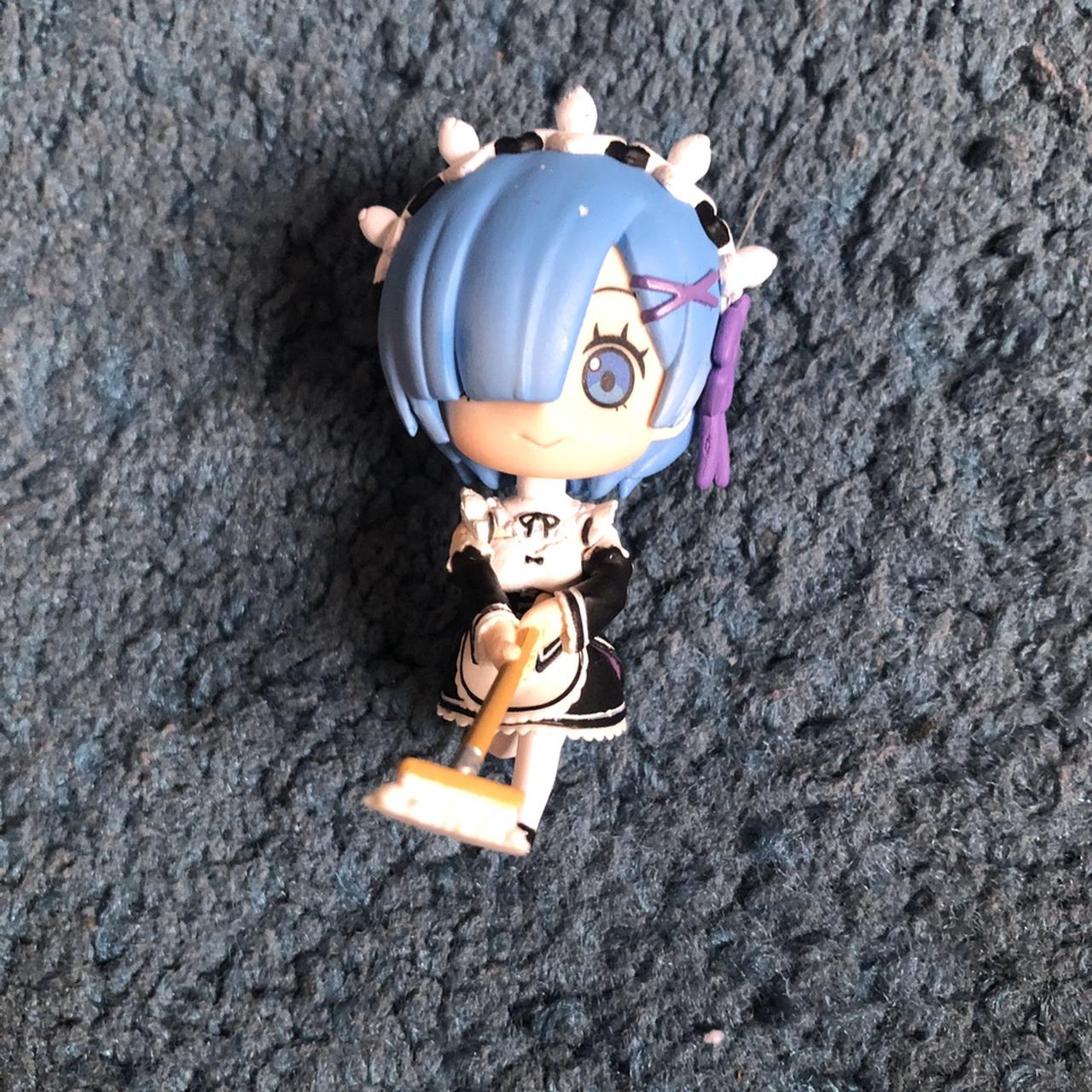 Rem mini figurine 💙💙 she does not come with a stand... - Depop