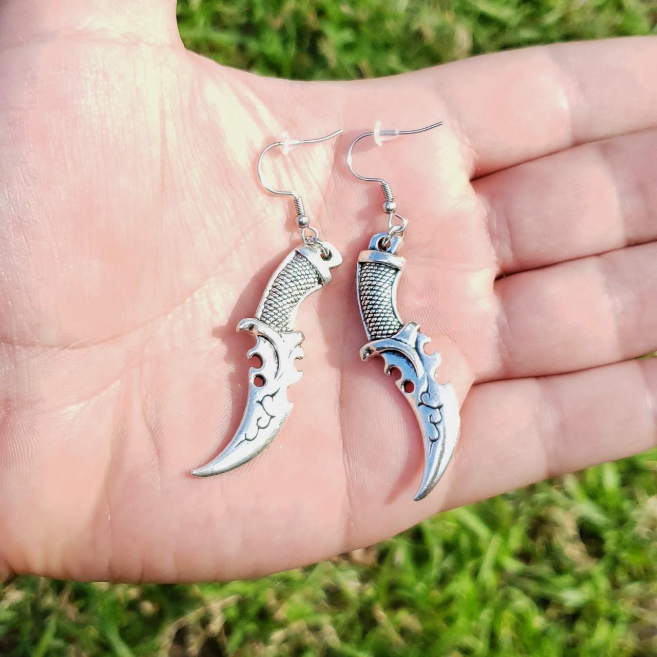 💫Karambit Dagger Earrings💫 💎100% Surgical Stainless... - Depop