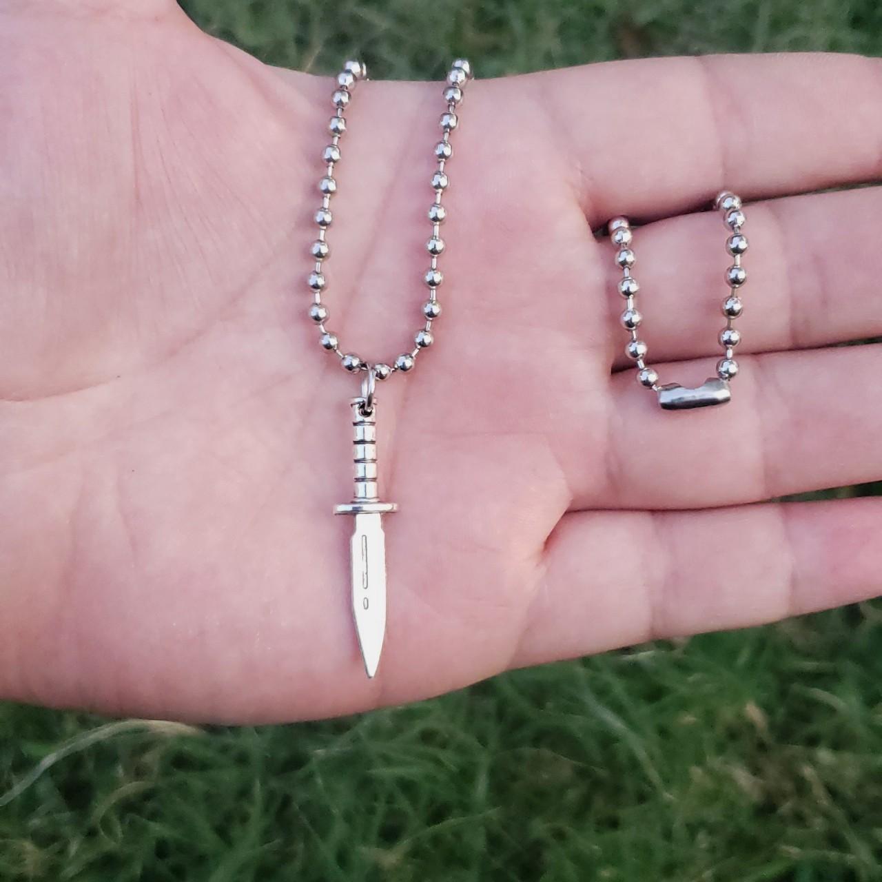 📿Tactical Dagger Choker📿 💎100% Stainless Steel Ball... - Depop