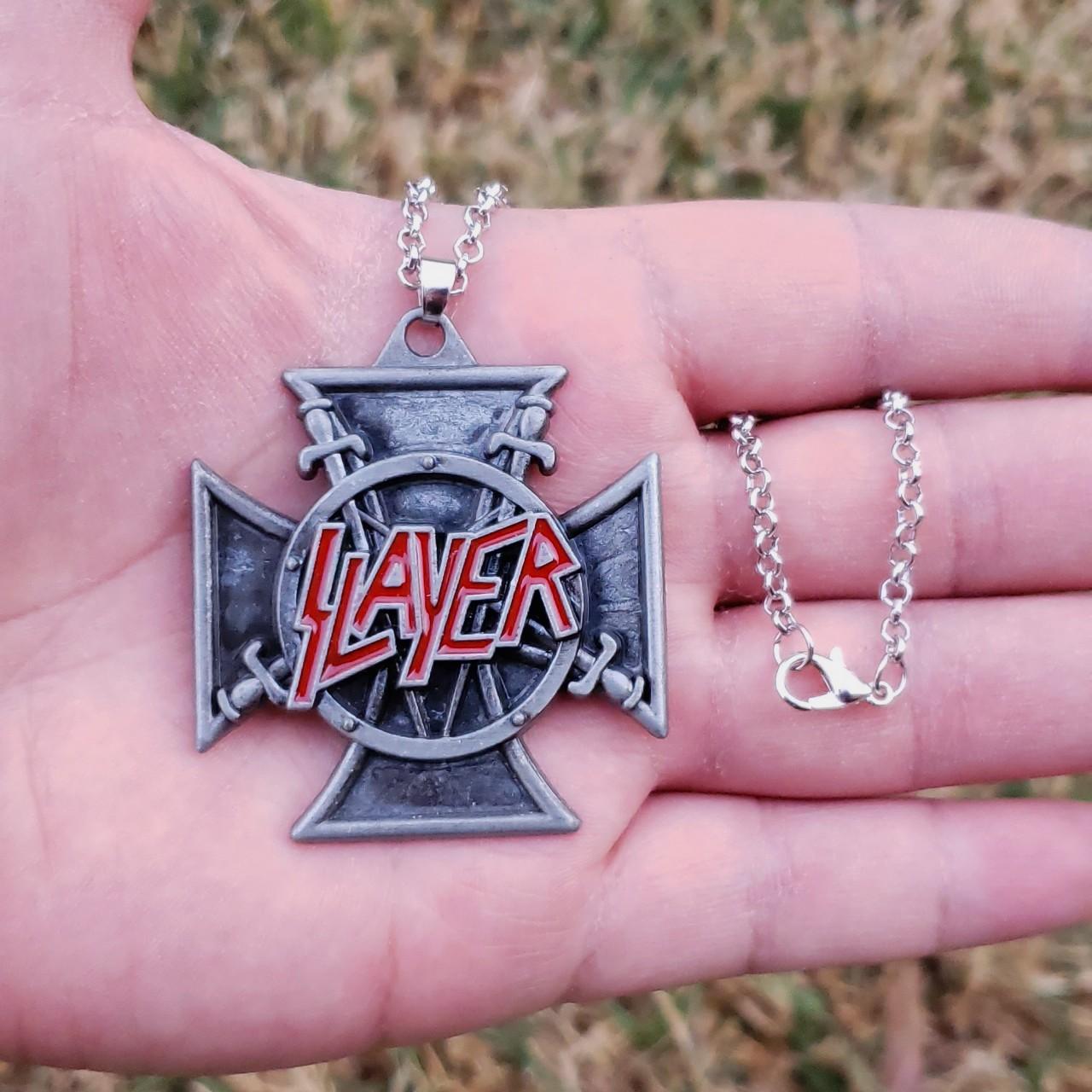📿Slayer Necklace📿 ⛓️Link Chain⛓️ Chain Length: 19... - Depop