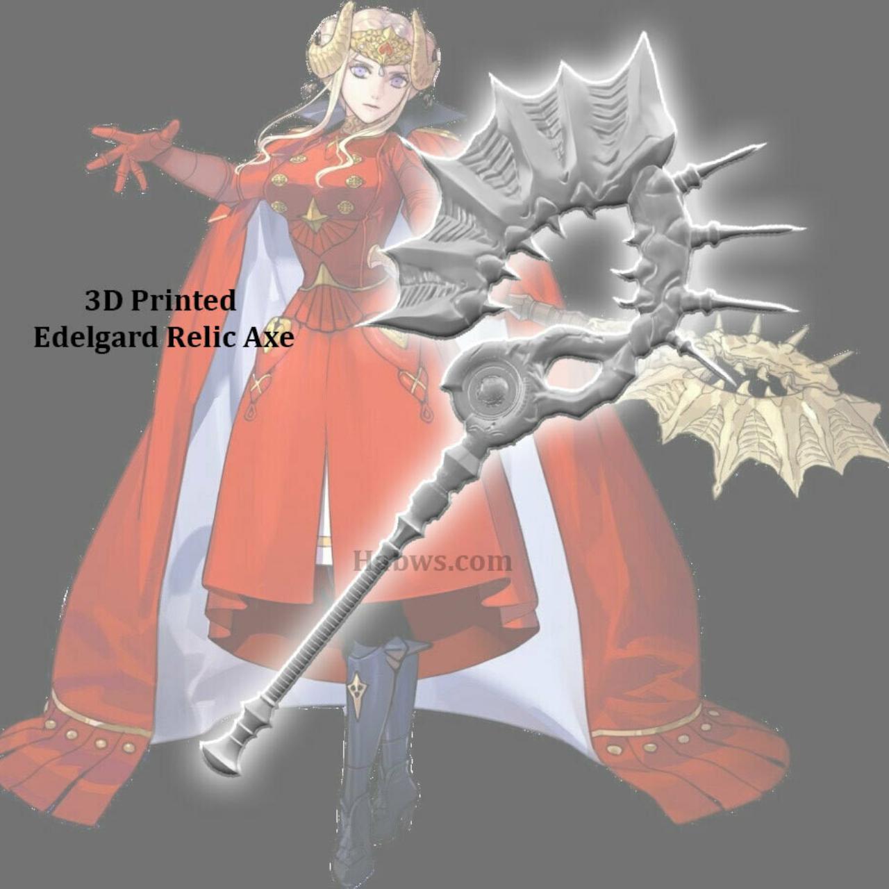 3d printed Edelgard Aymr Relic axe prop kit from... - Depop