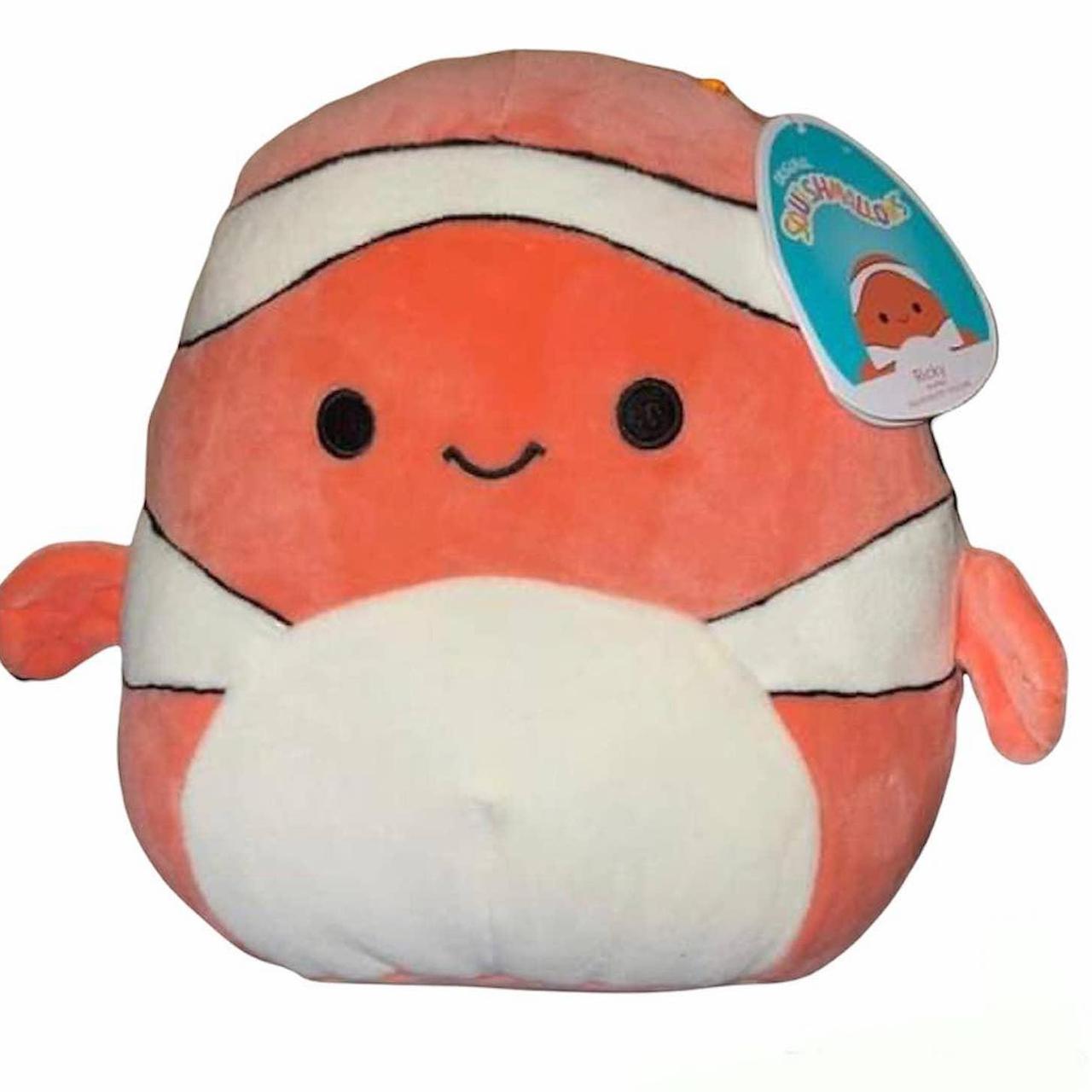 Squishmallow Ricky the Clownfish 16" Plush Orange... | Depop