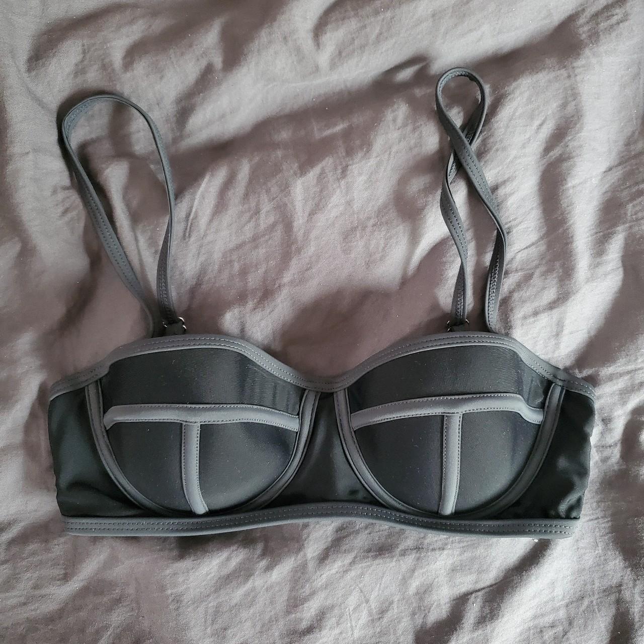 ASOS South Beach bandeau balconette bikini top with... - Depop