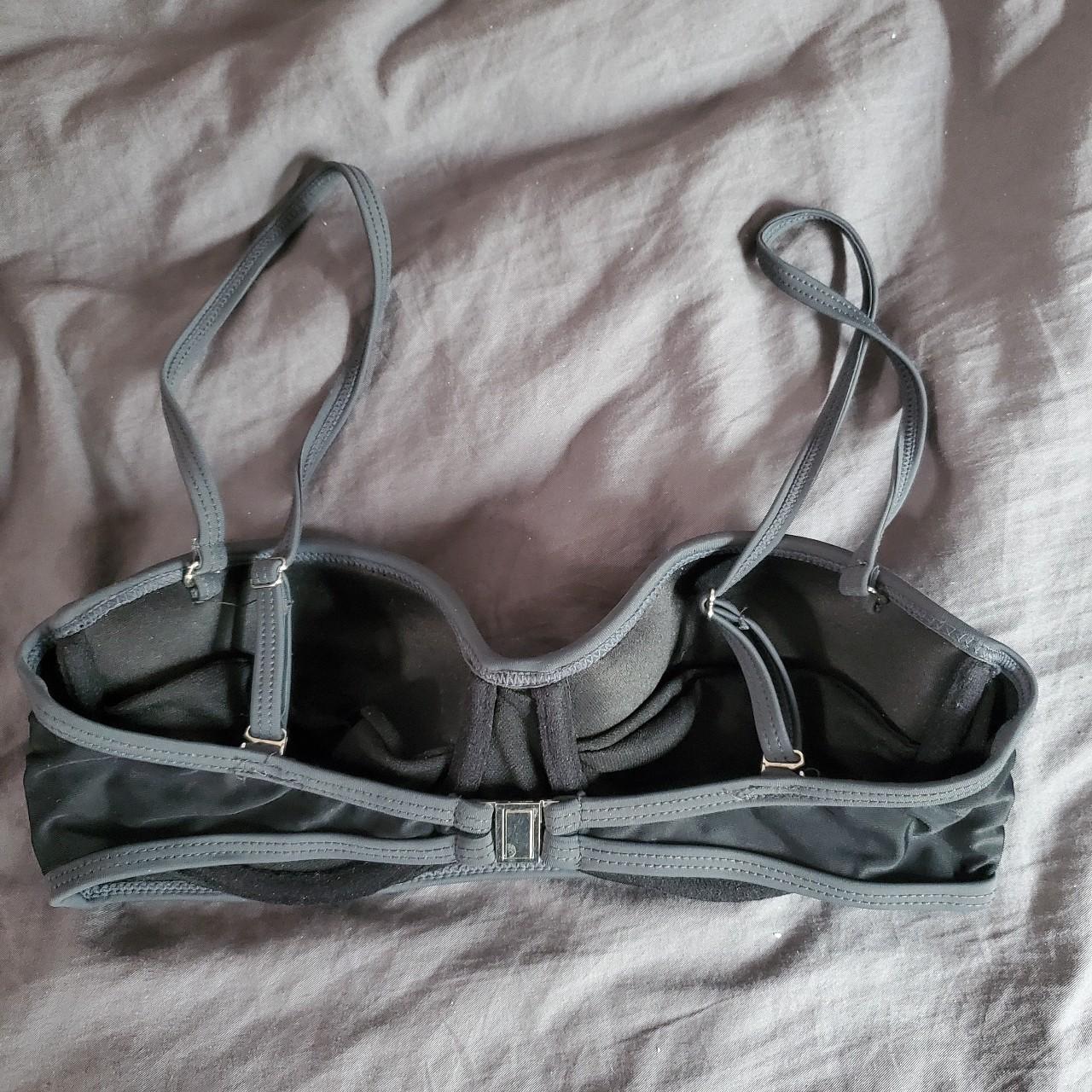 ASOS South Beach bandeau balconette bikini top with... - Depop