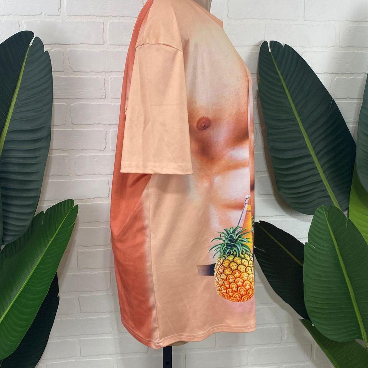 Funny six pack shirtless man with beer t shirt.... - Depop