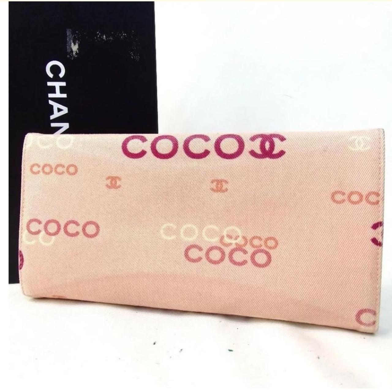 COCO CHANEL Logo Bifold wallet, authentic, gently... - Depop