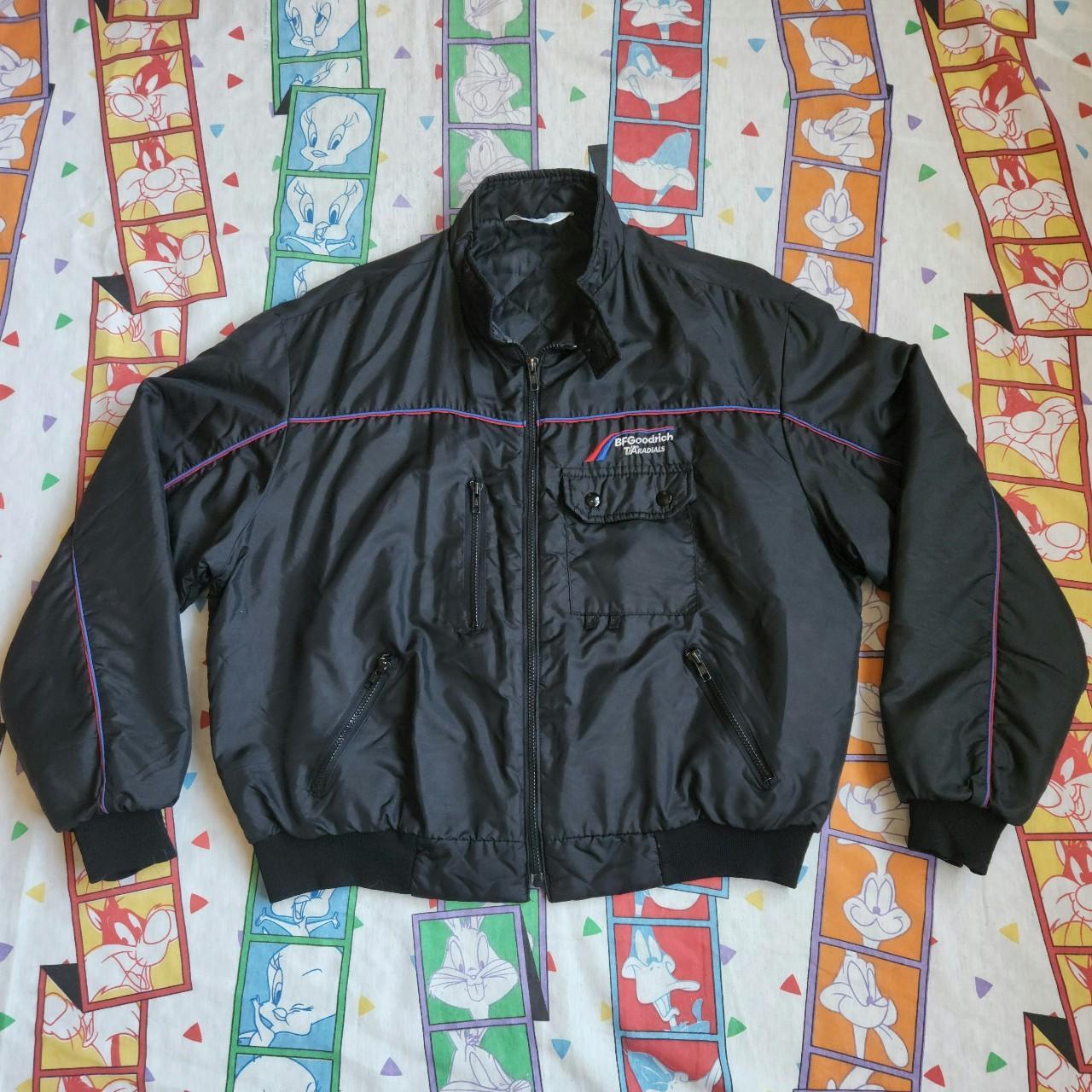 Vintage BFGoodrich T/A Radials Racing Nylon Bomber... - Depop
