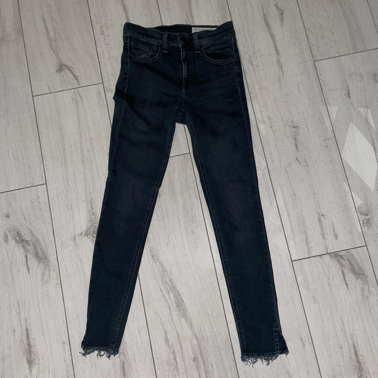 Dark grey Rag & Bone skinny jeans W24 - Depop