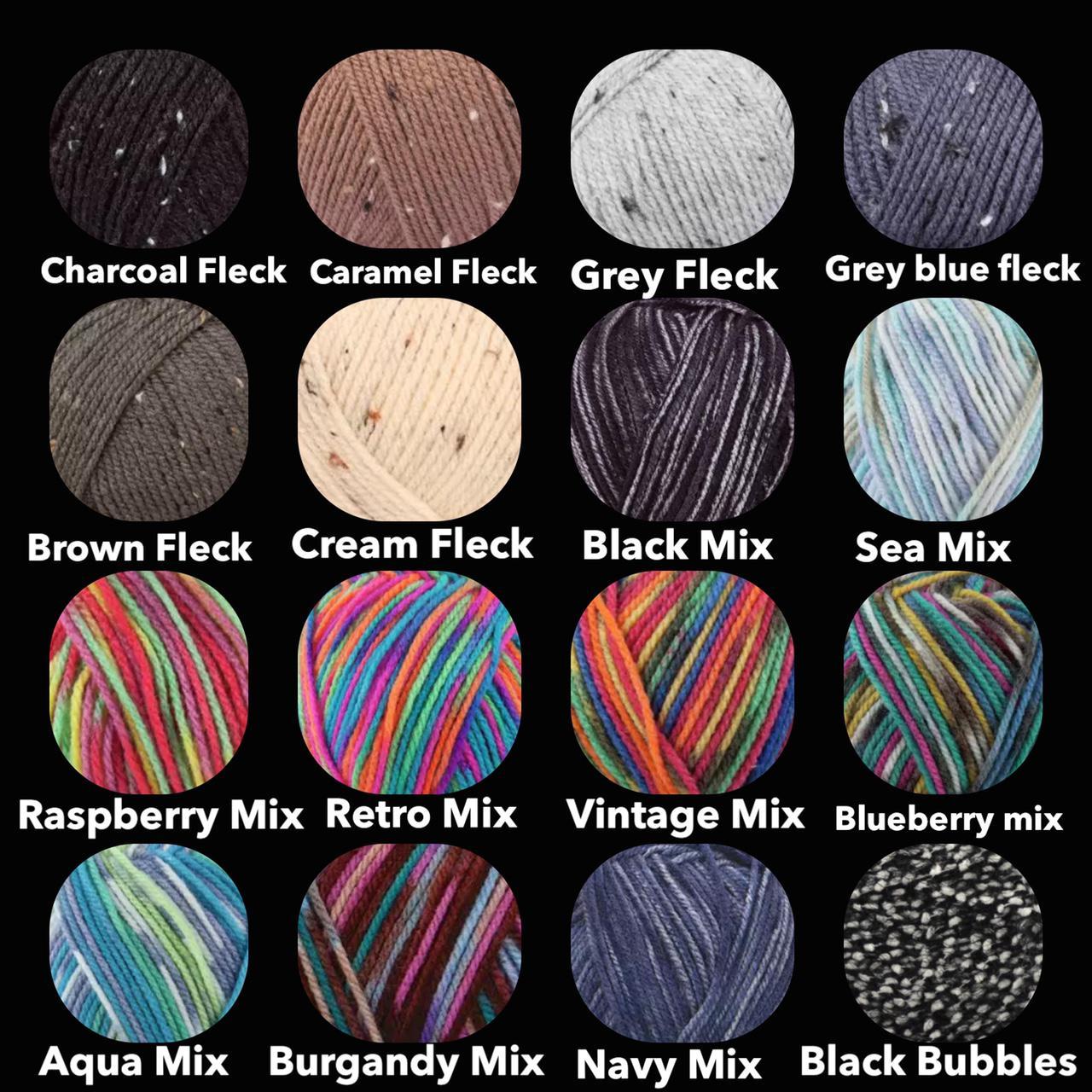 🌈ACRYLIC YARN MIXED COLOURS FOR ALL CUSTOM ORDERS... - Depop