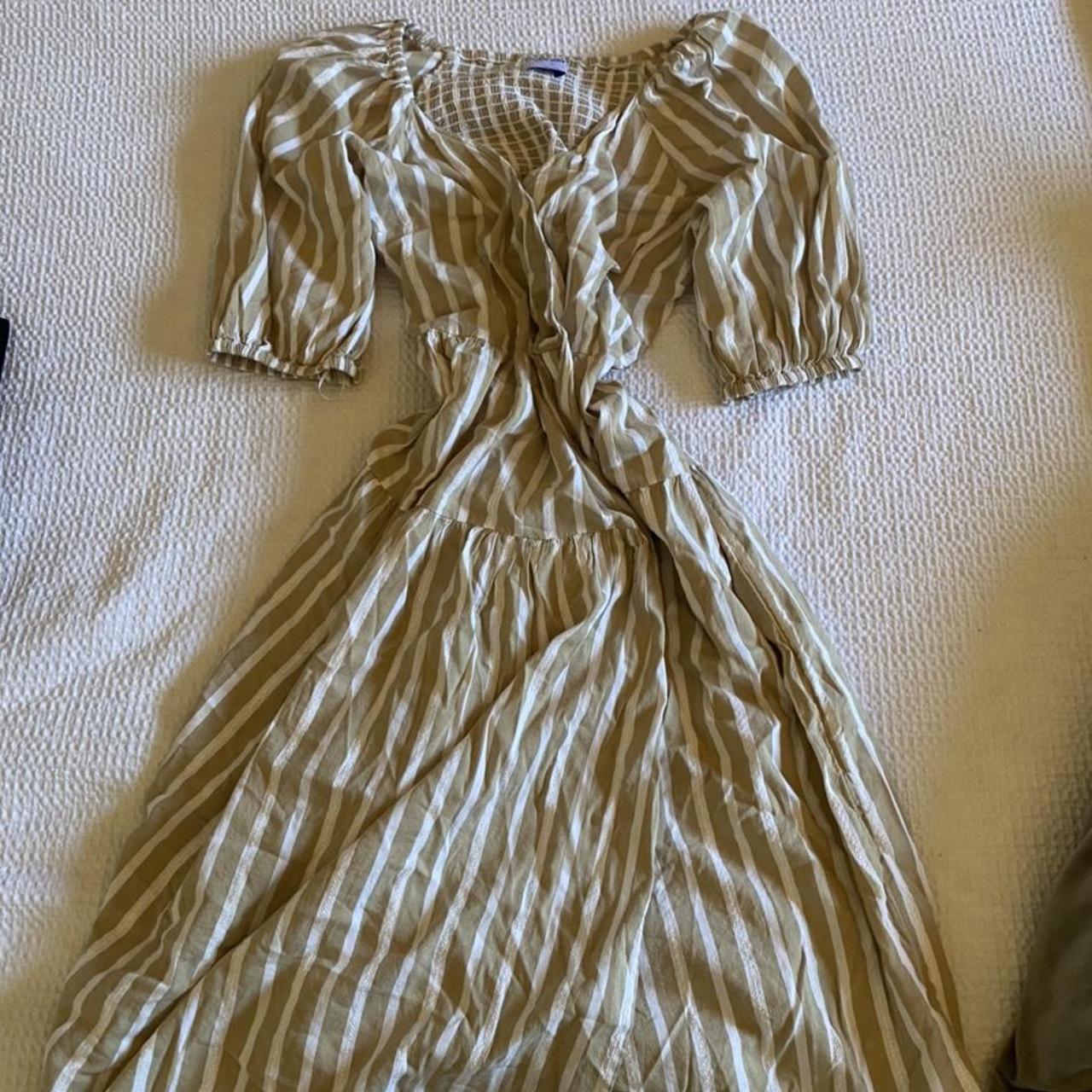 Super cute rap dress. The sleeves are puffy and the... - Depop