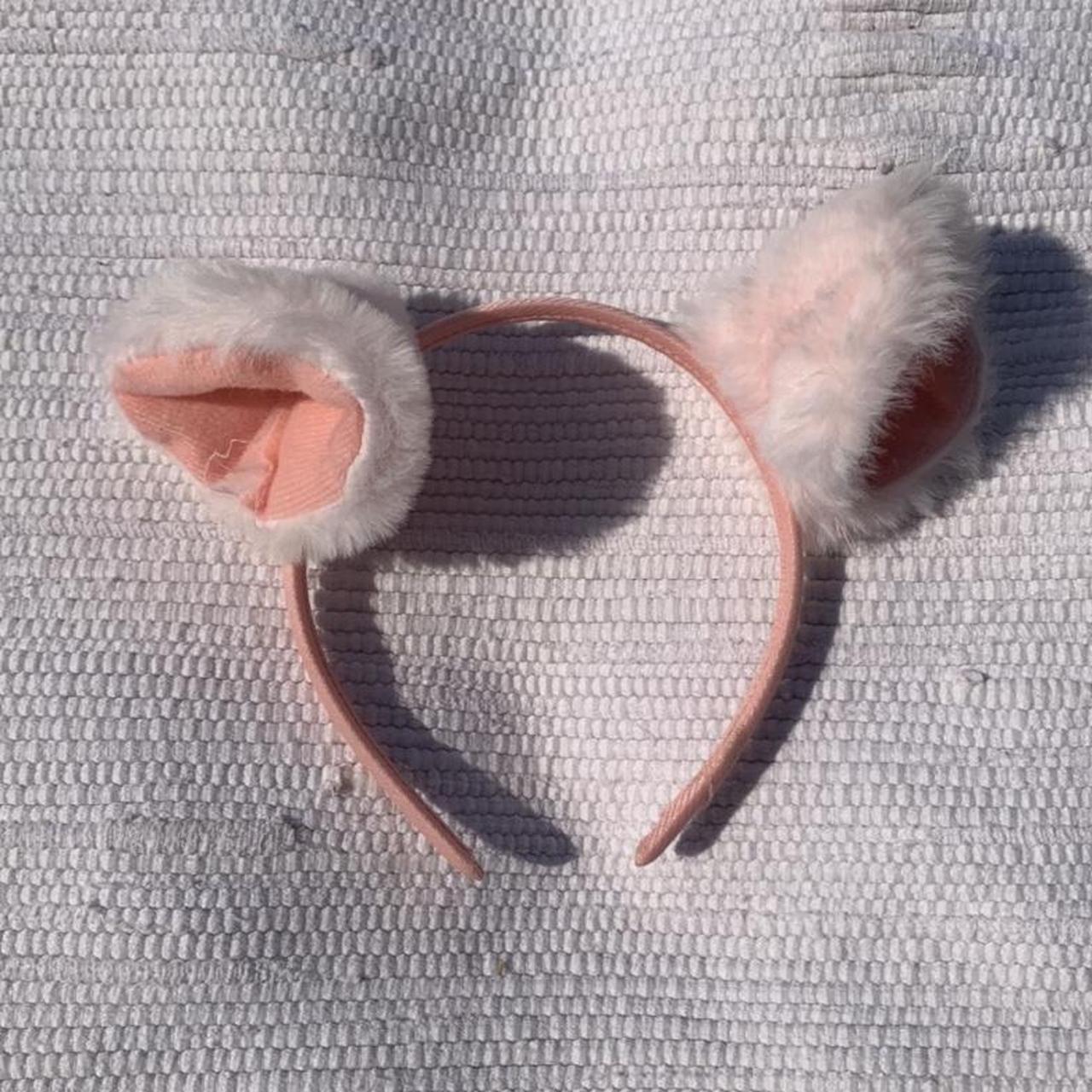 Simple pink lamb ears from hot topic, cute and light... - Depop