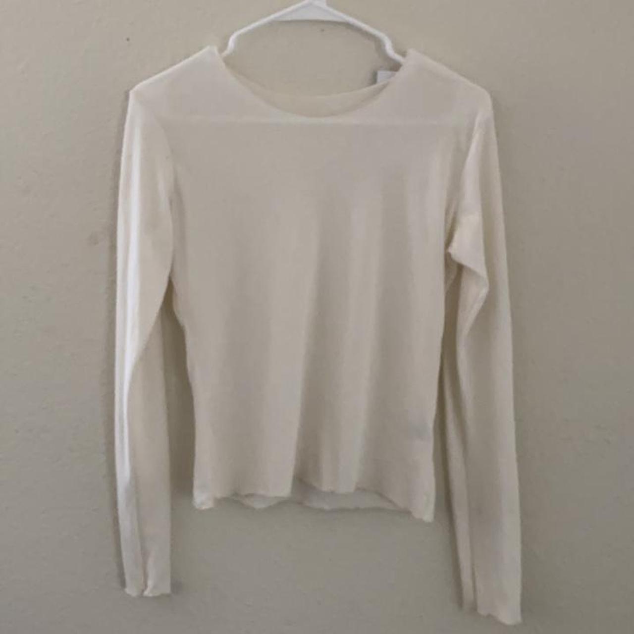 Brandy Melville cream Wynn top | Depop