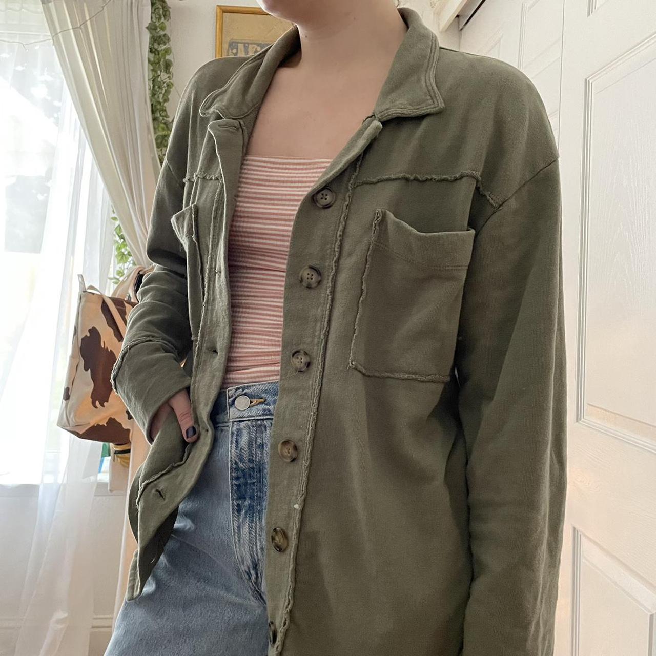 Hunter Green Shacket🌲🪵 I've only worn this out once... - Depop