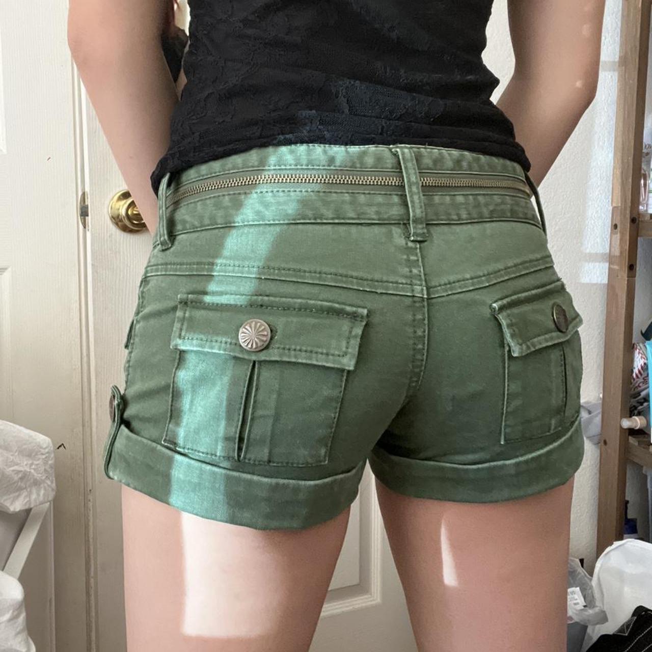 Women's Green Shorts | Depop