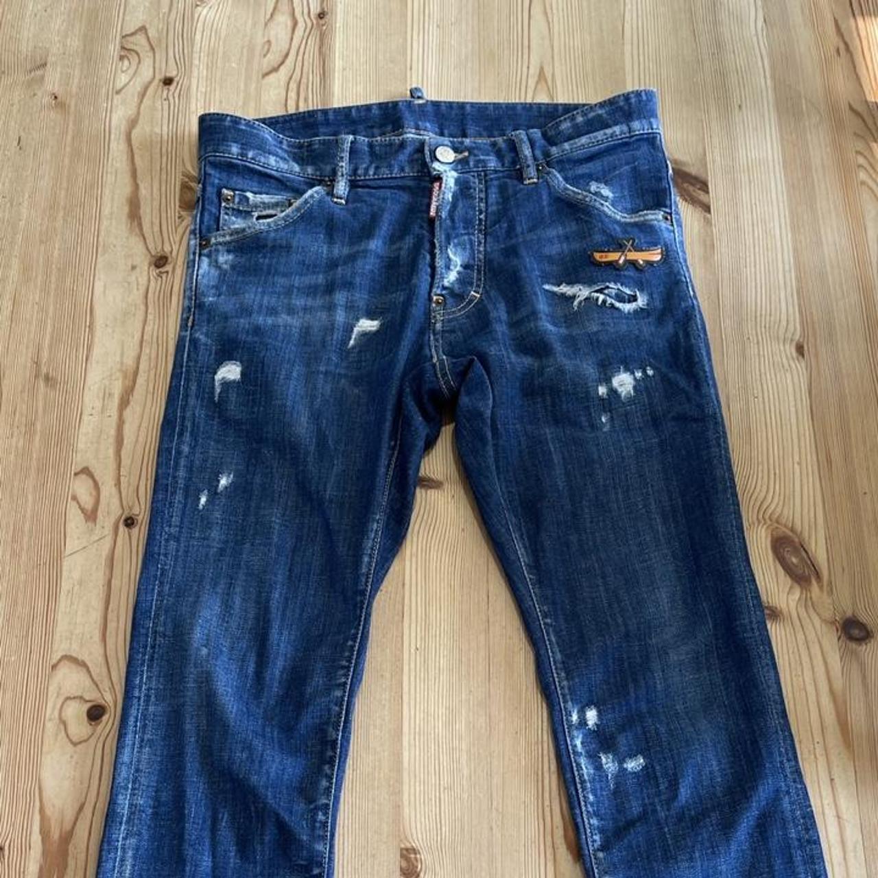 Dsquared2 Men's Blue Jeans | Depop
