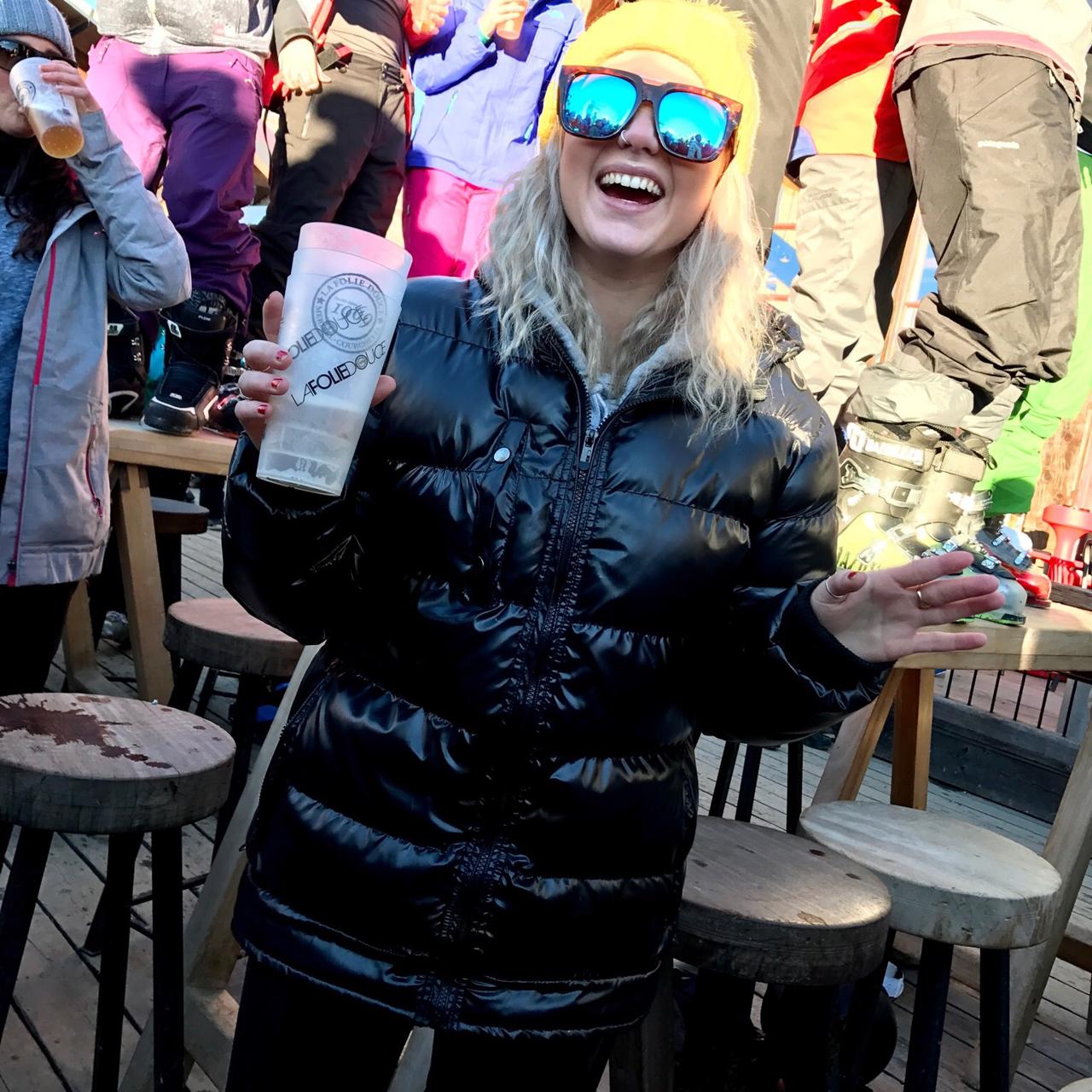 Black wet look puffer jacket. Size medium will fit... - Depop