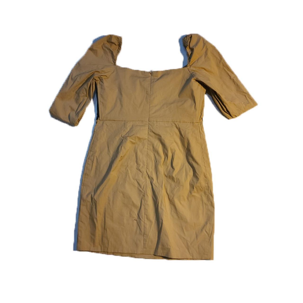 GORE DRESS brown bustier dress with eyes and... - Depop