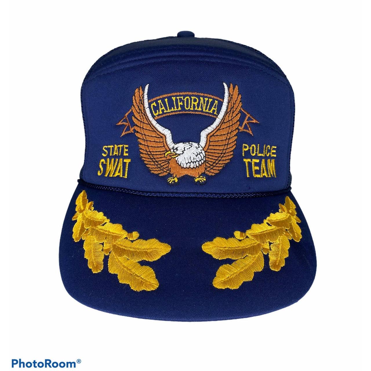 This vintage California State SWAT Team hat is in... - Depop