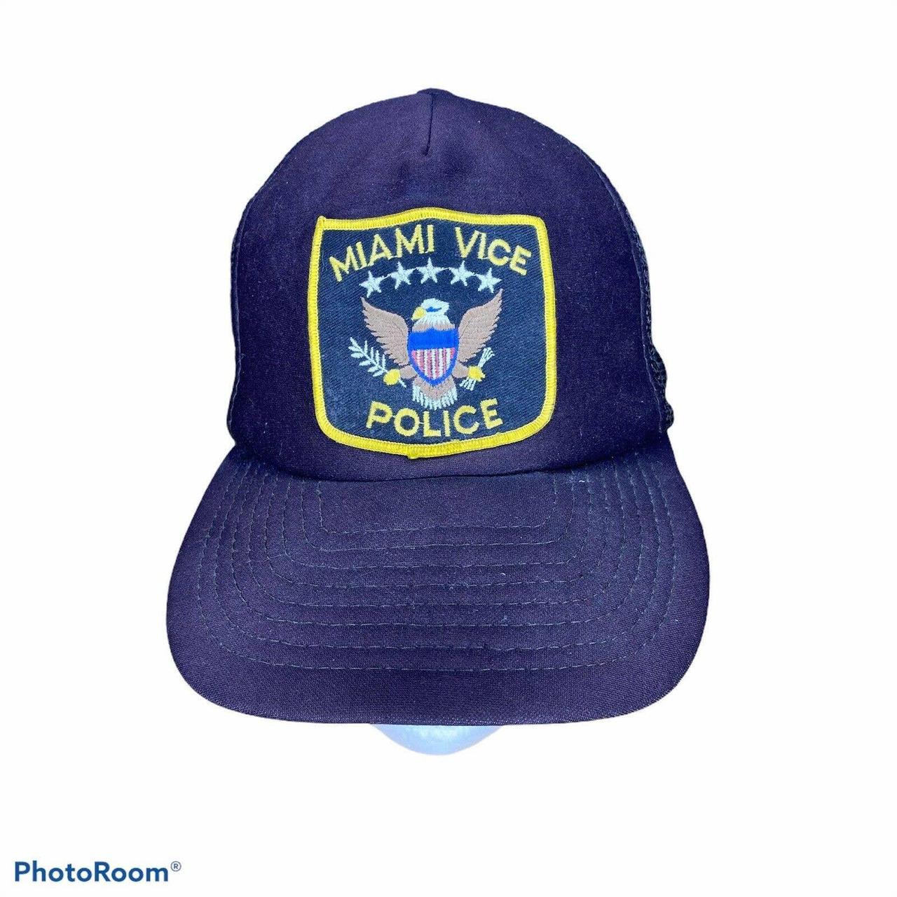This vintage Miami Vice Police hat is in distressed... - Depop