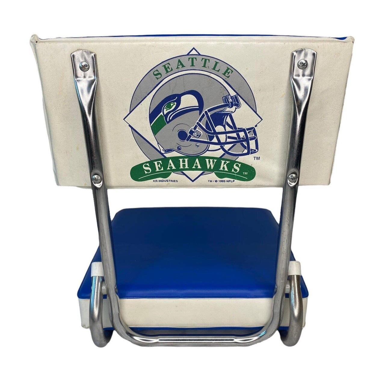 This vintage Seahawks stadium chair is in gently... - Depop