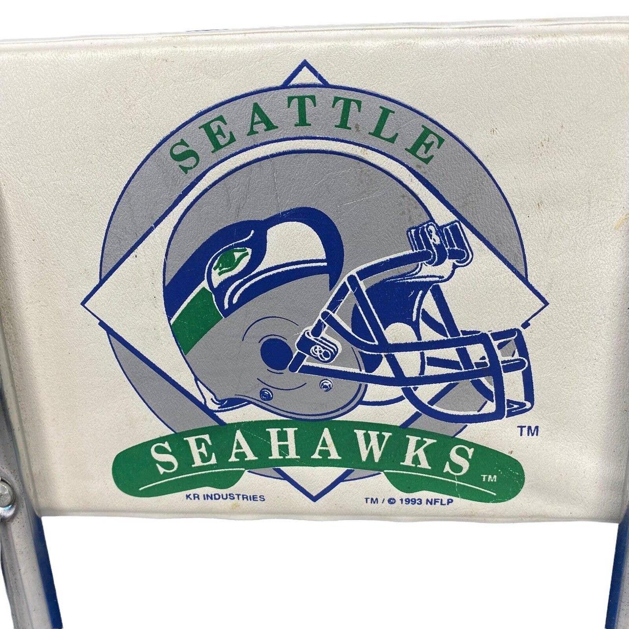 This vintage Seahawks stadium chair is in gently... - Depop