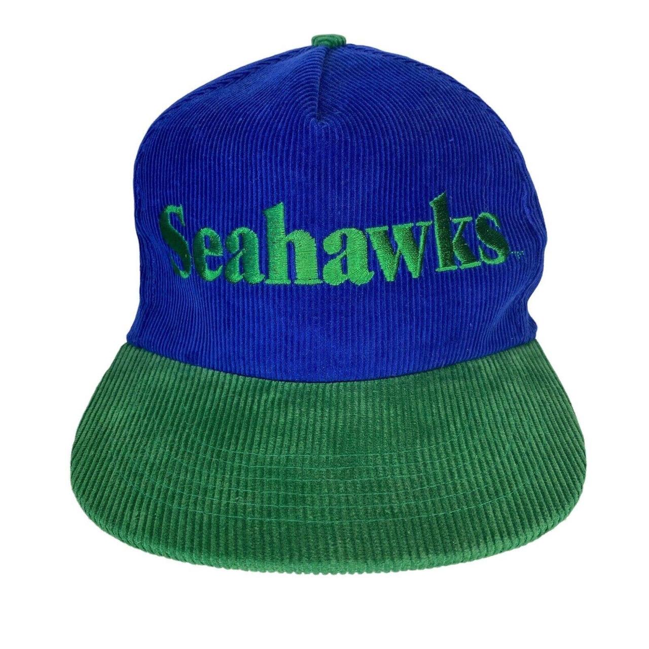 This vintage Seattle Seahawks corduroy hat is in... - Depop