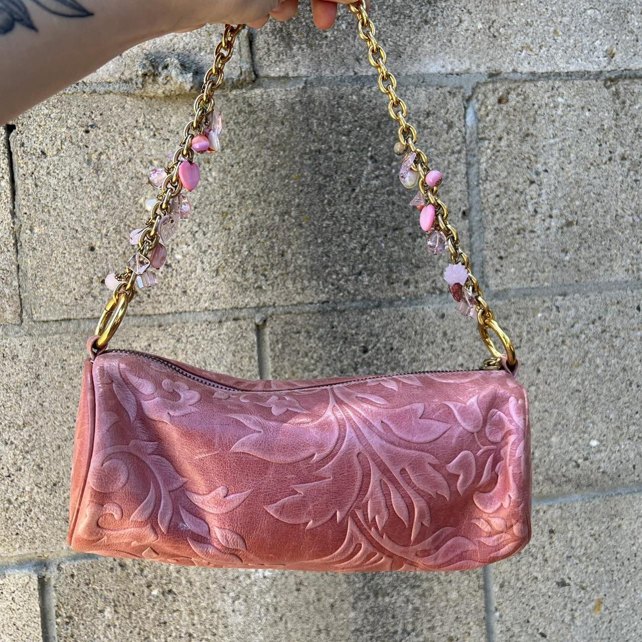 The “Cutiepie” Pink Vintage Barrel bag by Carol... - Depop