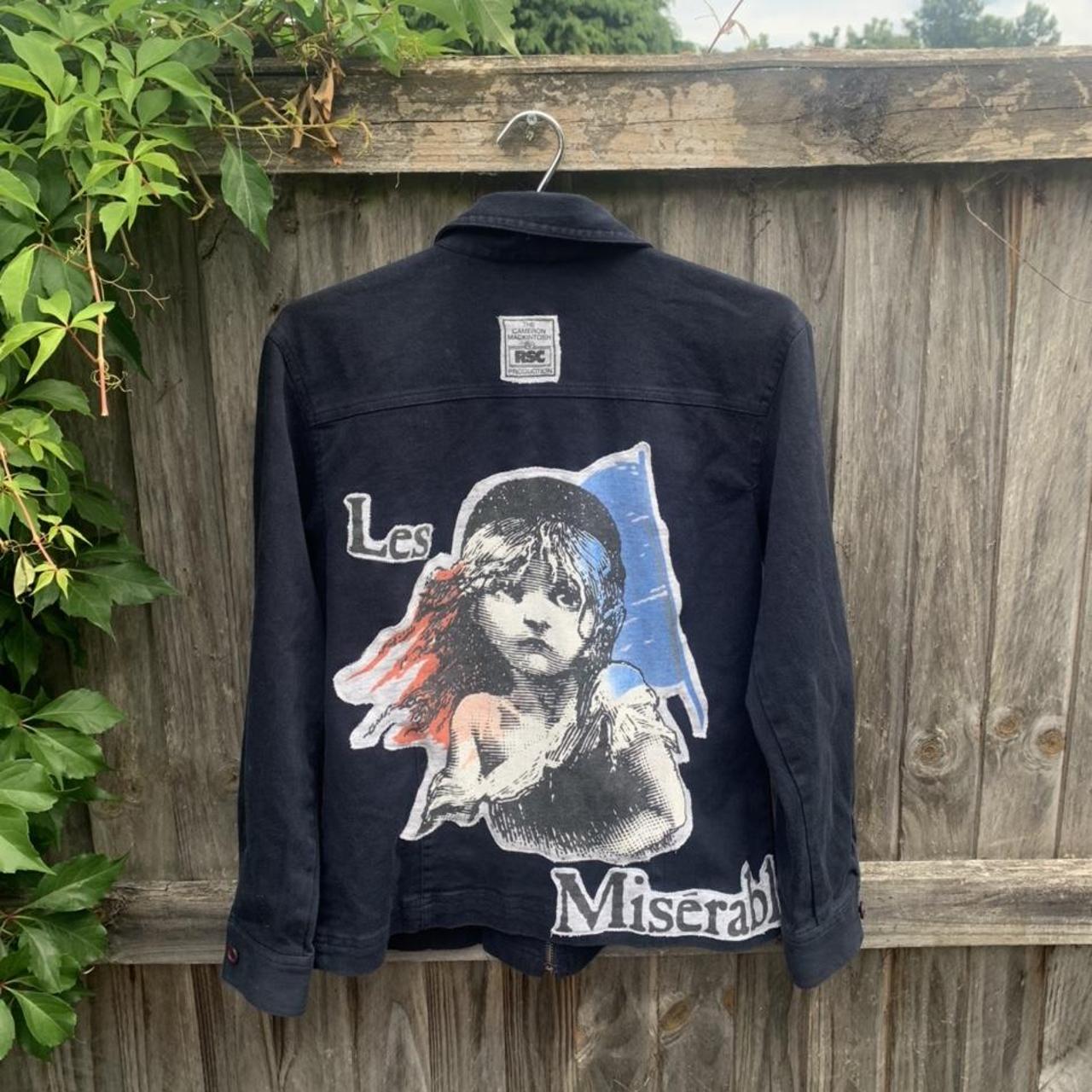 Vintage Les Miserables zip jacket! Lovely denim... | Depop