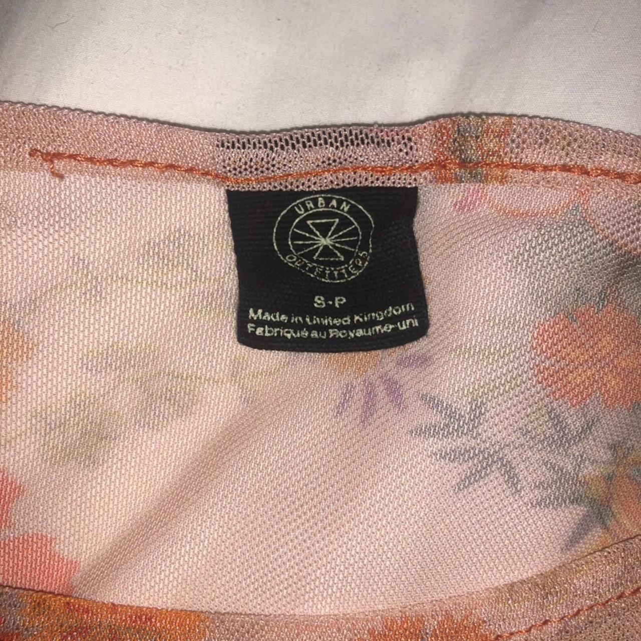 urban outfitters mesh top with dragon and flower... - Depop