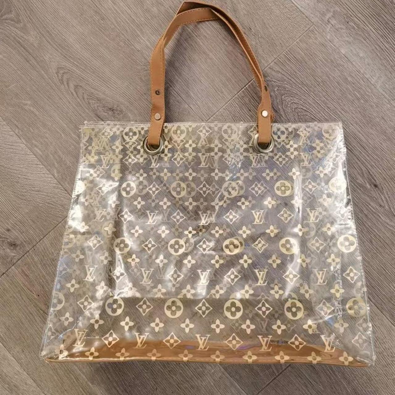 Lv transparent tote . 35-41-15cm. Very good condition. - Depop
