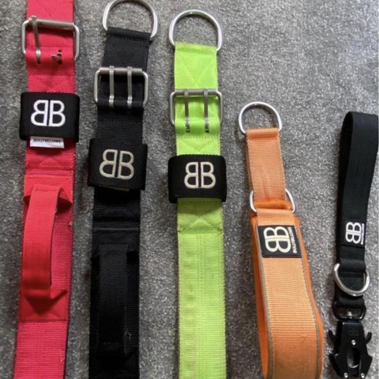 Bully billows collars and leads Reds-size large... - Depop