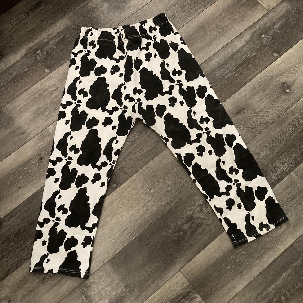 Handmade Cow Pants Moo 🐮 A Lil Bit Of Fading On Depop