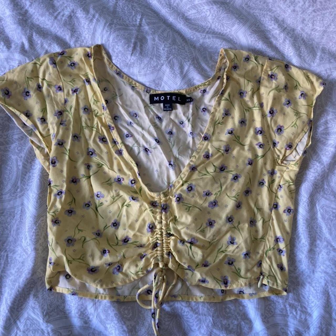 Motel Women's Crop-top | Depop